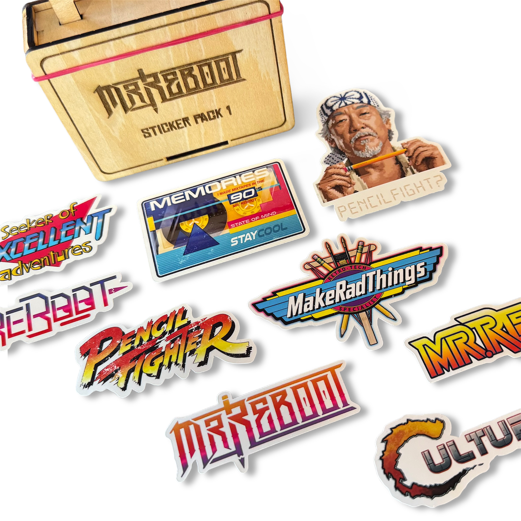 Sticker Pack 1 – Mr. Reboot Store